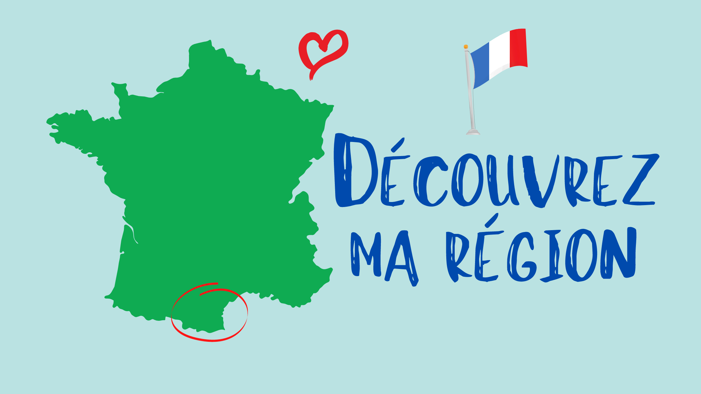 French Reading: Découvrez Ma Région | A2 Beginners